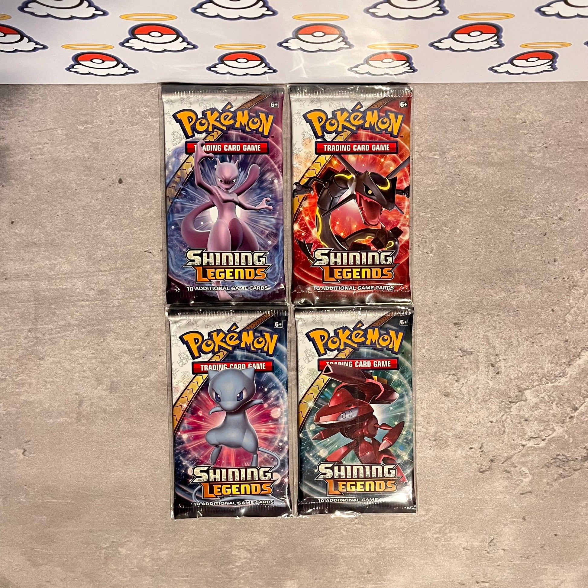 Shining Legends Booster Pack Art Set (x4) – Poke Heaven
